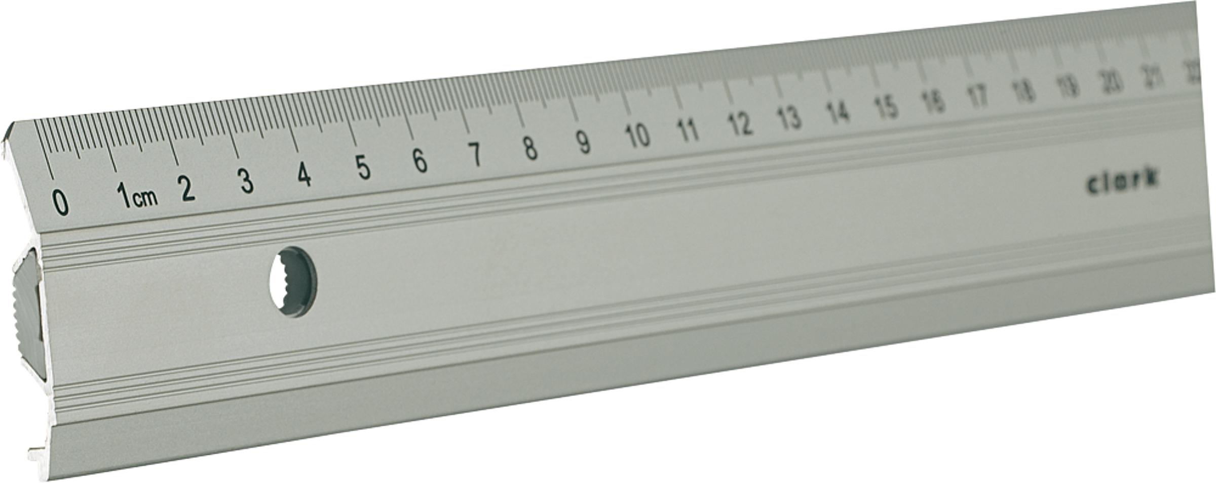 Clark Metall-Lineal mit Tuschekante | boesner - Professionelle ...